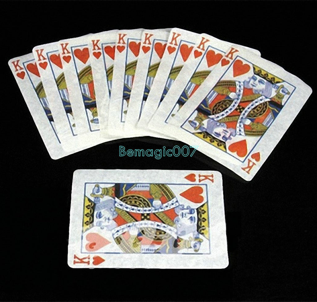 15 Pcs Flash Playing Card / Nitrocellulose Playing Card / Fire Playing ...