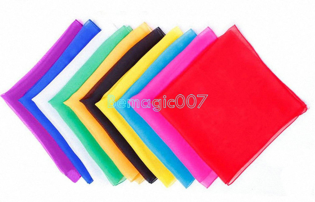Magic Silk 10-Pack (Assorted) -- Silk & Cane Magic – Bemagic