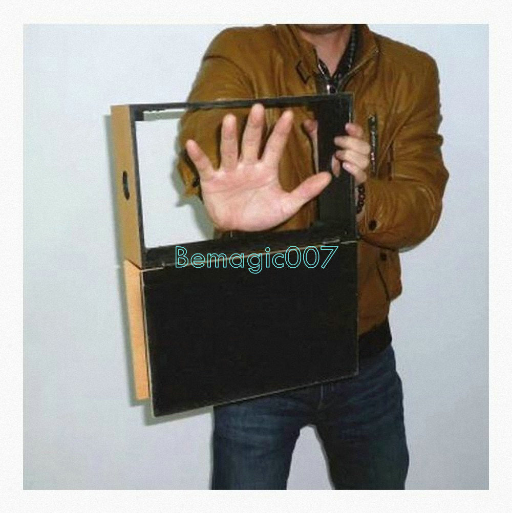 See Thru Tip-Over Box (Wooden) -- Stage Magic – Bemagic