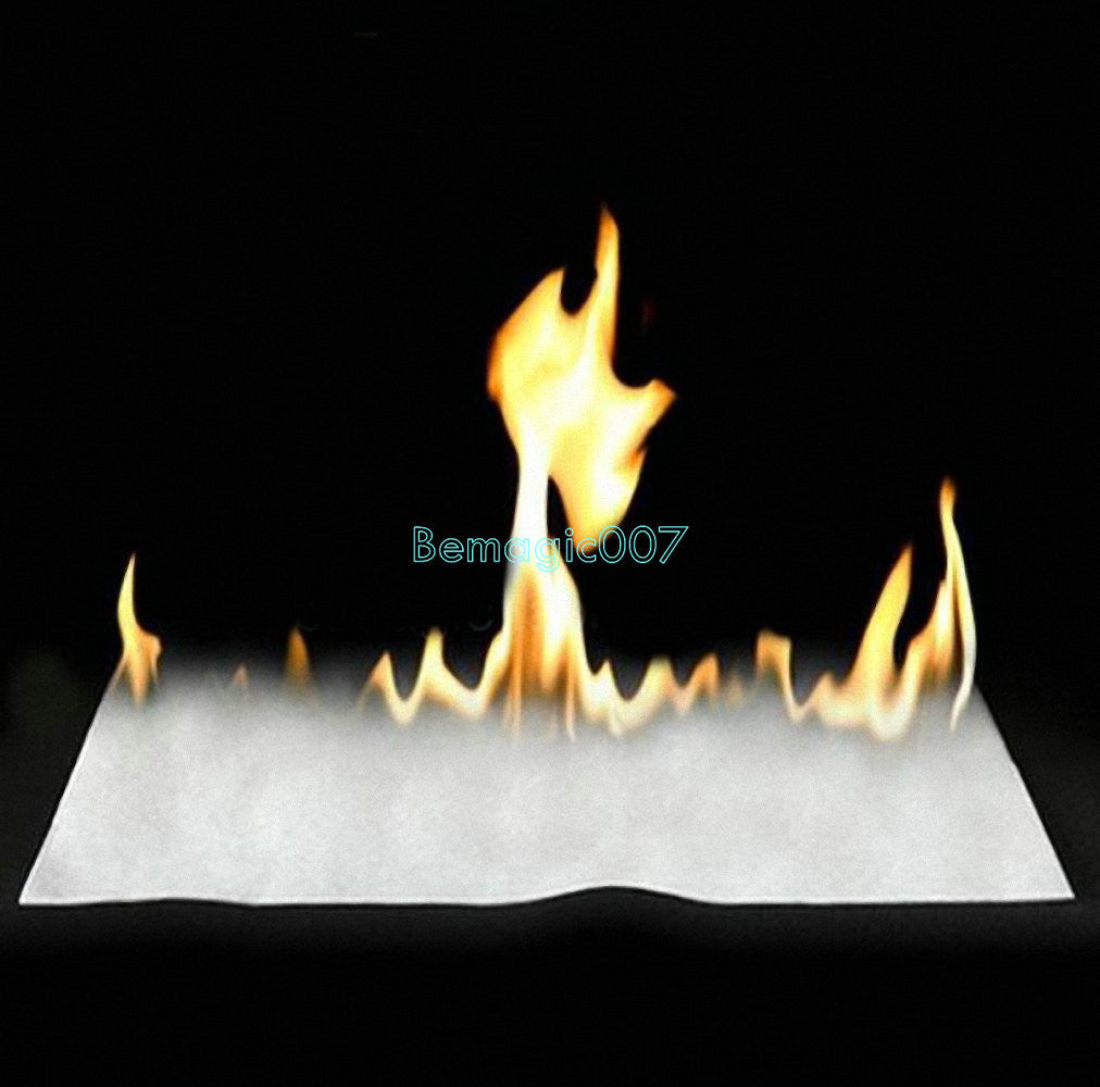 10 sheets Flash Paper / Nitrocellulose Paper / Fire Paper 50x20cm ...